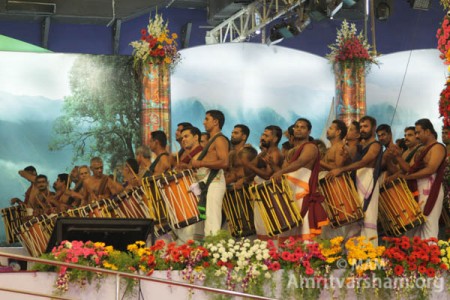 Panchari Melam – another Pooram at Amritapuri - Online with Amma
